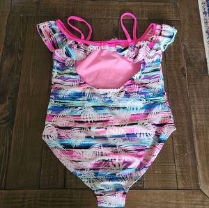 wonder nation | Swim | Wonder Nation Girls Swimsuit Xl 4 16 Pink Floral ...
